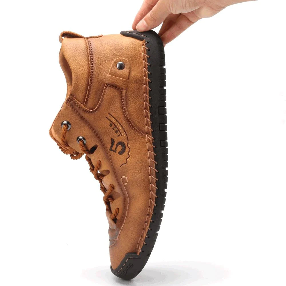 Lace-Up Ankle Shoes For Men | Omega Walk