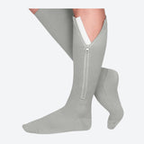 Zippered Compression Socks - Support Stockings 20-30 mmHg - Omega Walk