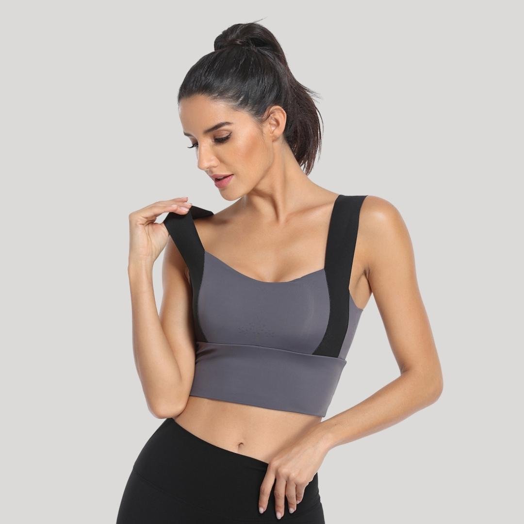 Prime Comfort Sports Bra for Women | Wide Straps | Longline | Soft ...